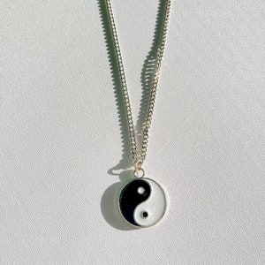 Yin-yang Chain Necklace - Etsy