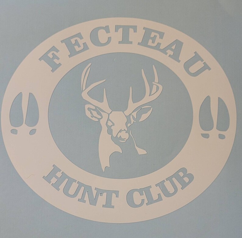 Custom Hunt Club Decal - Etsy