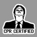 CPR Certified the Office Dwight Schrute - Etsy