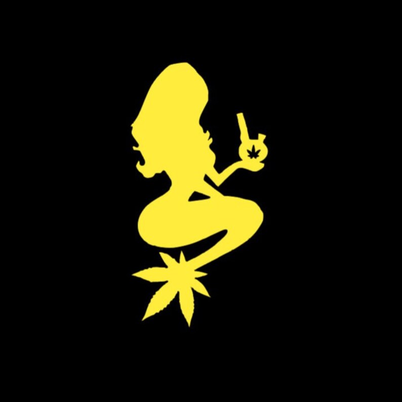 Hippie Mermaid Vinyl Decal - Etsy