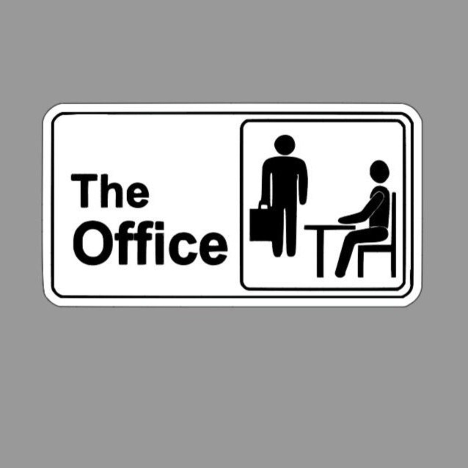 The Office - Permanent Vinyl Decal - Etsy