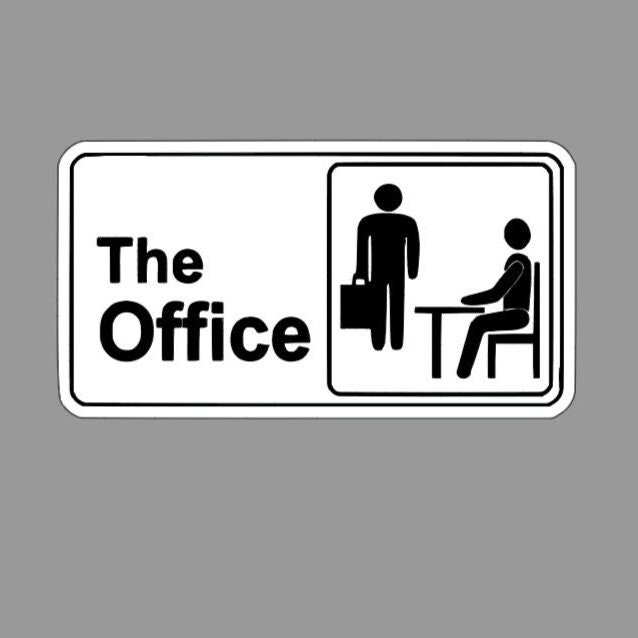 The Office Permanent Vinyl Decal - Etsy