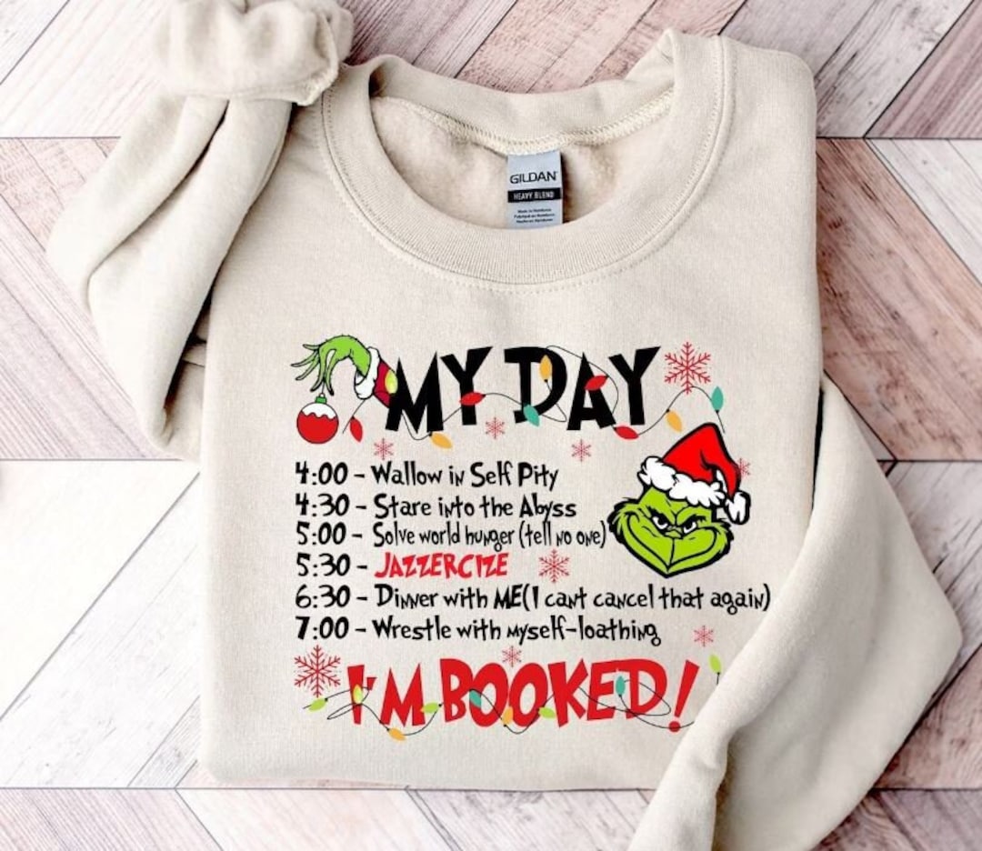Grinch Shirt Schedule