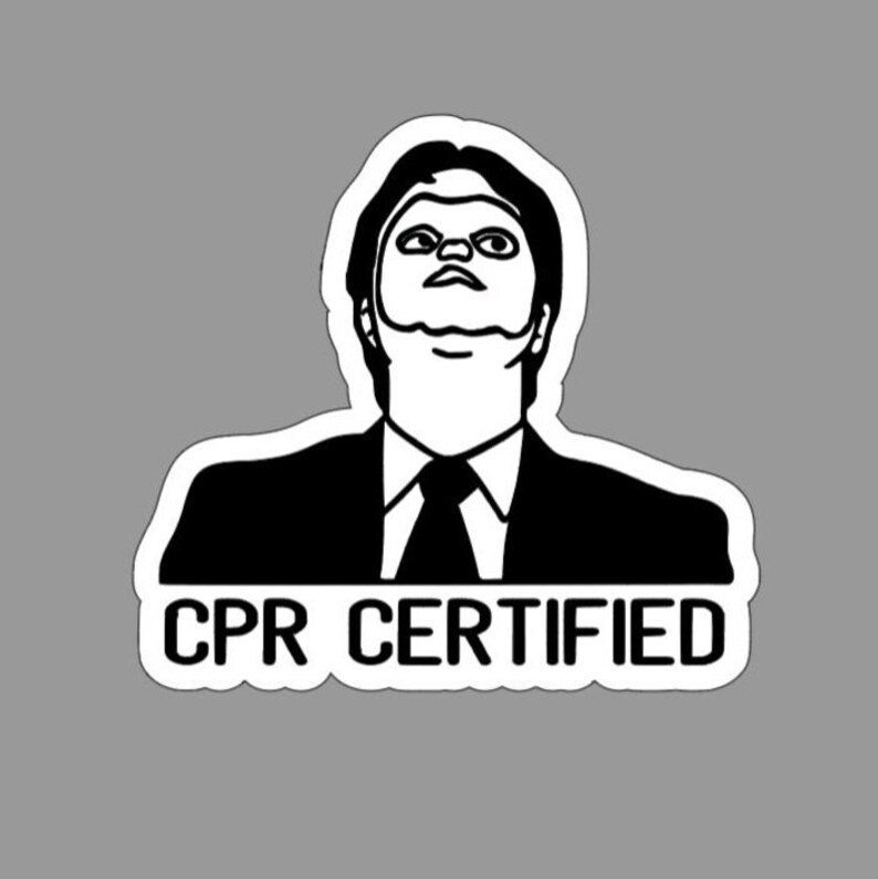 CPR Certified the Office Dwight Schrute - Etsy