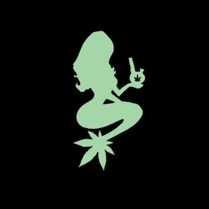 Hippie Mermaid Vinyl Decal - Etsy