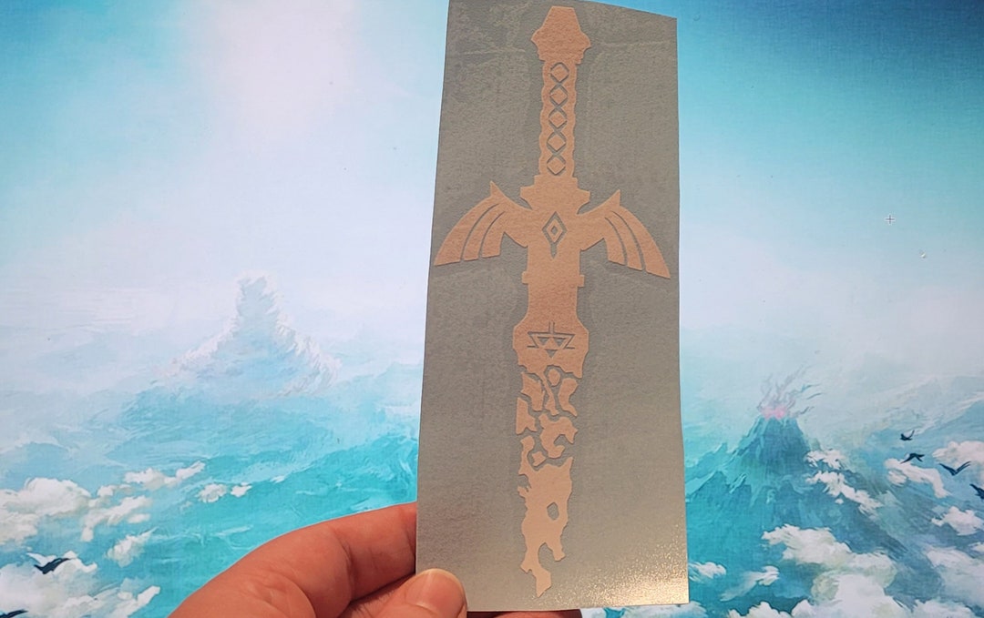 Corrupted Master Sword | Loz | Triforce | Hyrule | Decal | N64 | TOTK ...