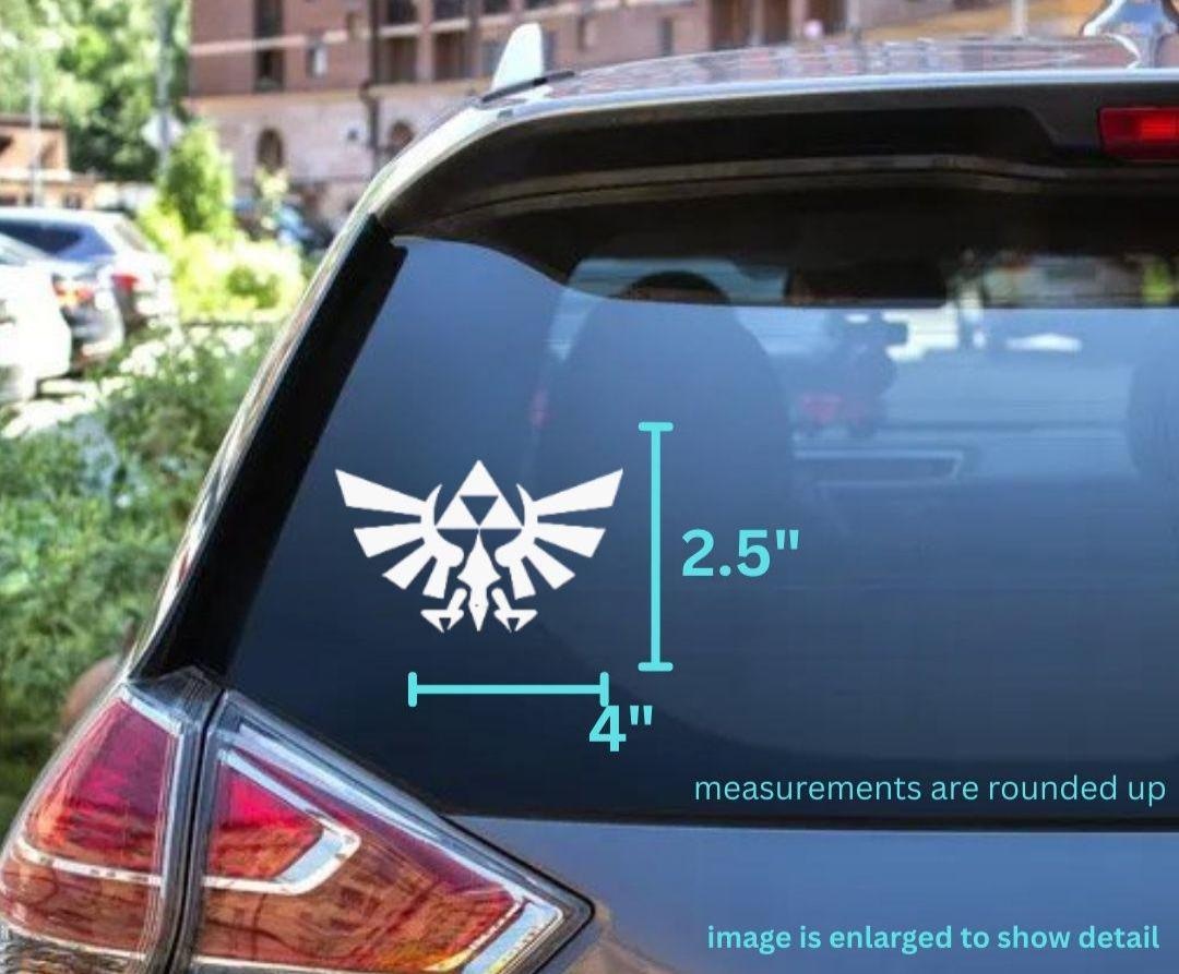 Hylian Crest | Loz | Triforce | Hyrule| Decal | N64 | OOT | MM - Etsy