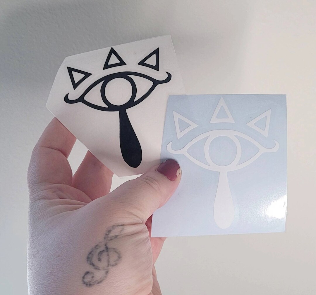 Sheikah Eye | Loz | Triforce | Hyrule | Decal | N64 | OOT | MM | TOTK ...