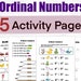 Printable PDF Ordinal Numbers, Mathematics, for Kids, Children ...
