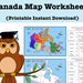 Printable PDF Canada Map and Provinces, Daycare, Childcare ...