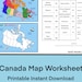 Printable PDF Canada Map and Provinces, Daycare, Childcare ...