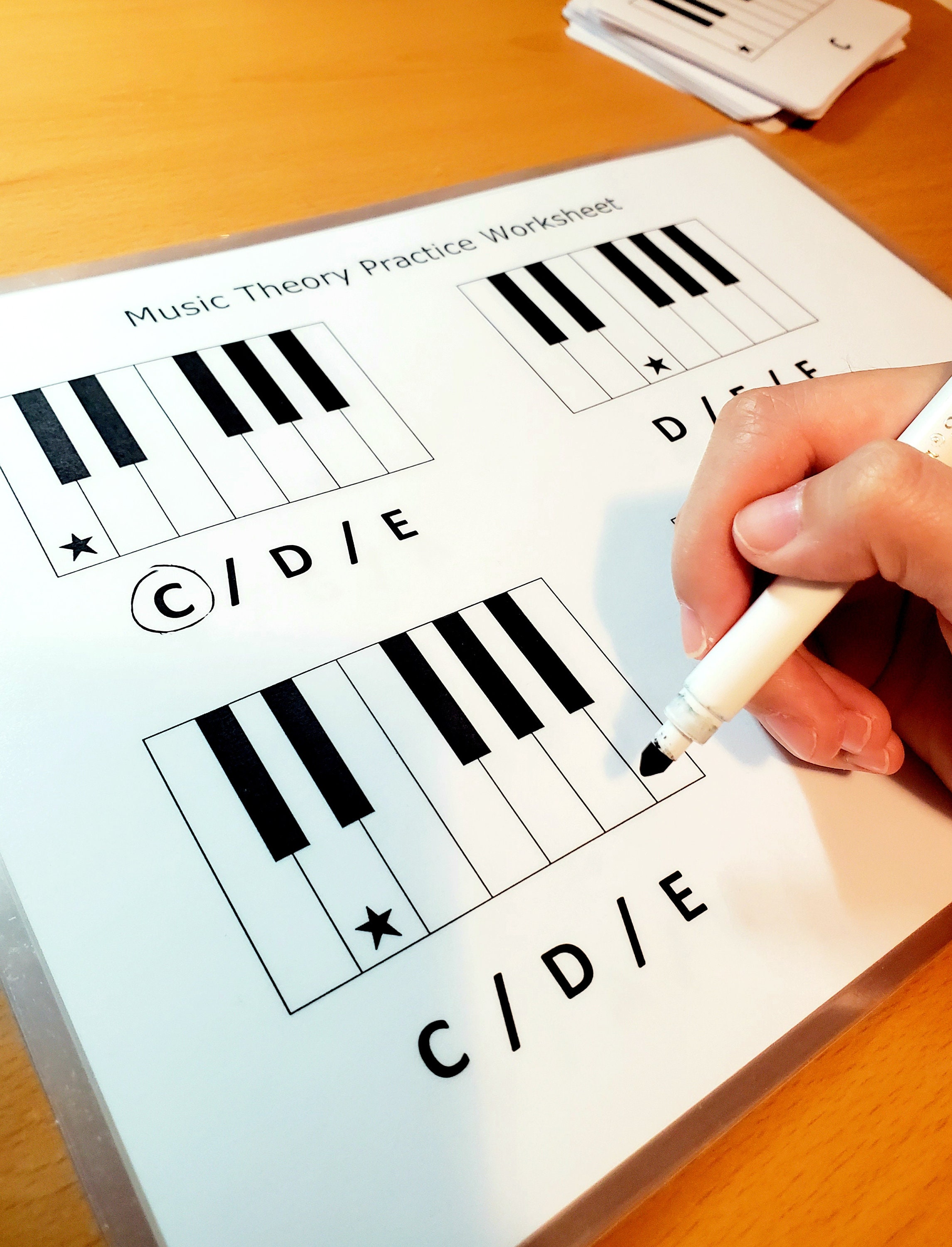 Printable PDF Music Theory Flash Cards and Worksheets, Daycare, Child ...