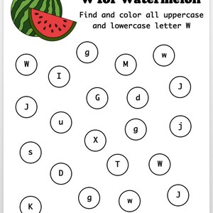 Printable PDF Find the Letters/alphabets Activity Sheets A-Z for Kid ...