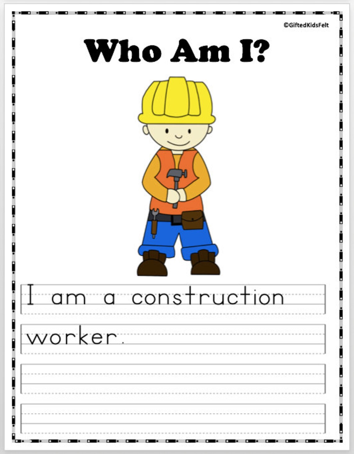 Printable PDF Community Helpers, Social Studies, for Kids, Children ...