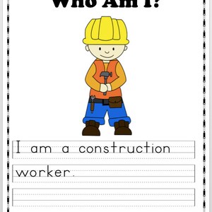 Printable PDF Community Helpers, Social Studies, for Kids, Children ...