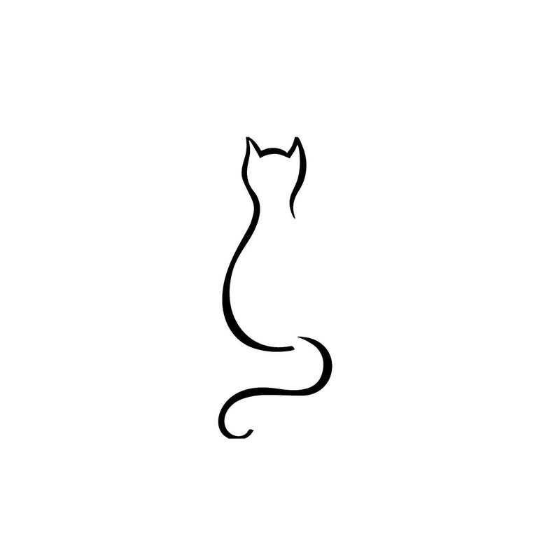 Cat Decal Wall Stickers - Etsy