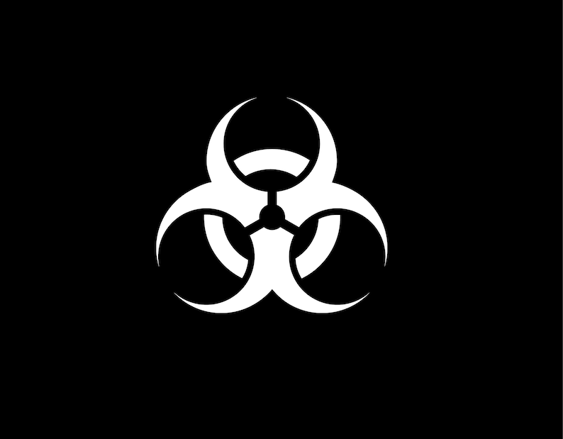 Biohazard Sticker - Danger Mutation Vinyl Decal for Laptop Phone Car ...