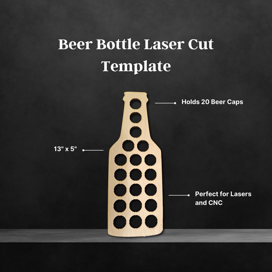Beer Bottle Beer Cap Maps, Laser Cut, CNC, SVG, 3D Print Template - Etsy