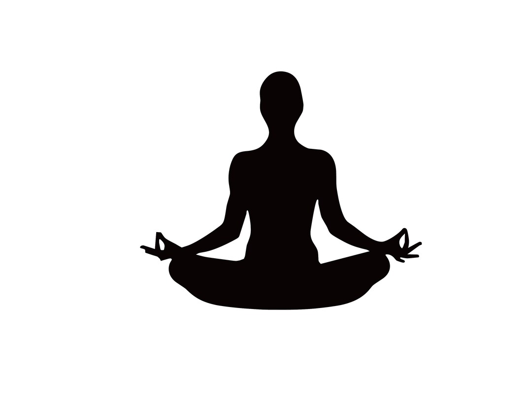 Meditation Sticker - Relax Meditate Yoga Buddha Vinyl Stickers Decal ...