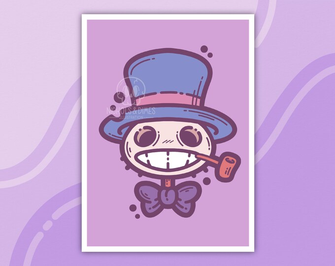 Turnip Head Art Print - Etsy