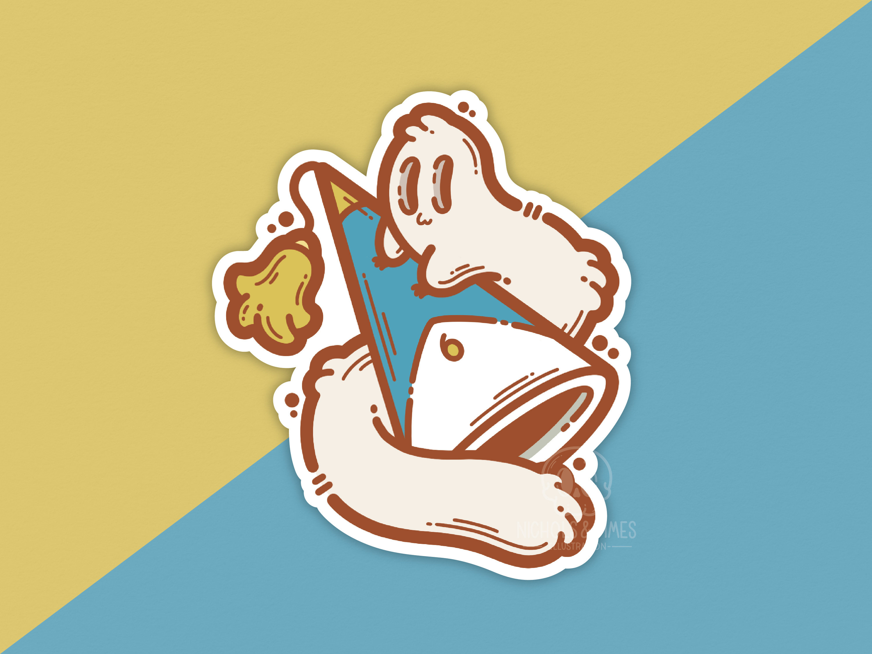 Brushbuddy 3 Inch Sticker - Etsy