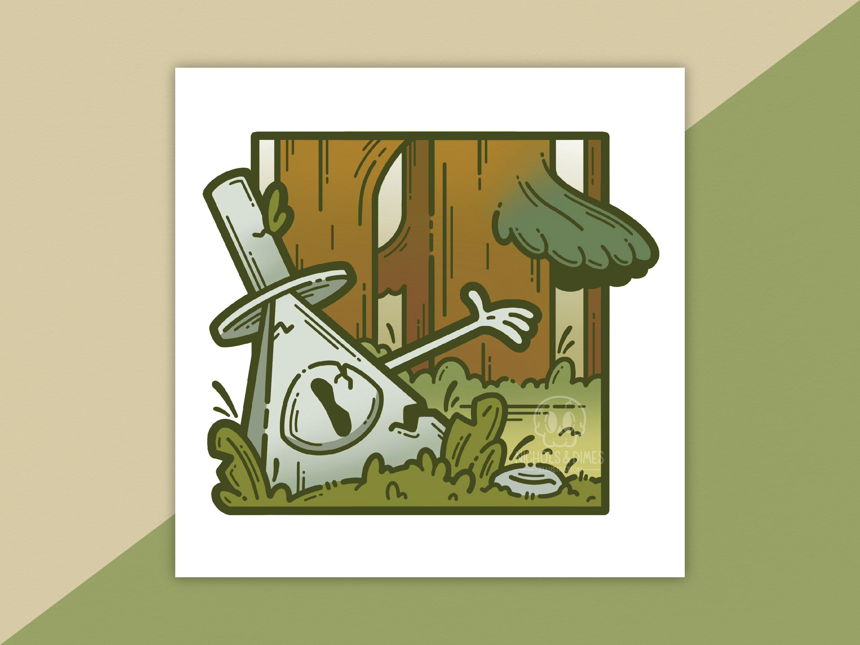 Bill Cipher Art Print - Etsy