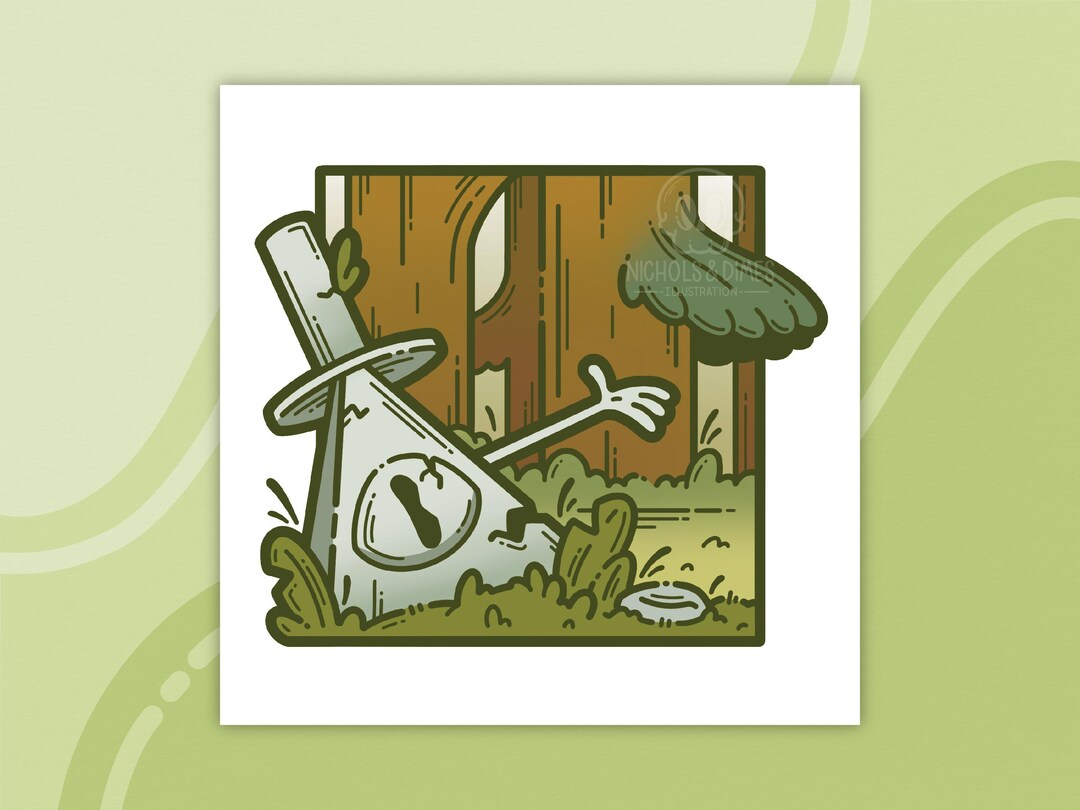 Bill Cipher Art Print - Etsy