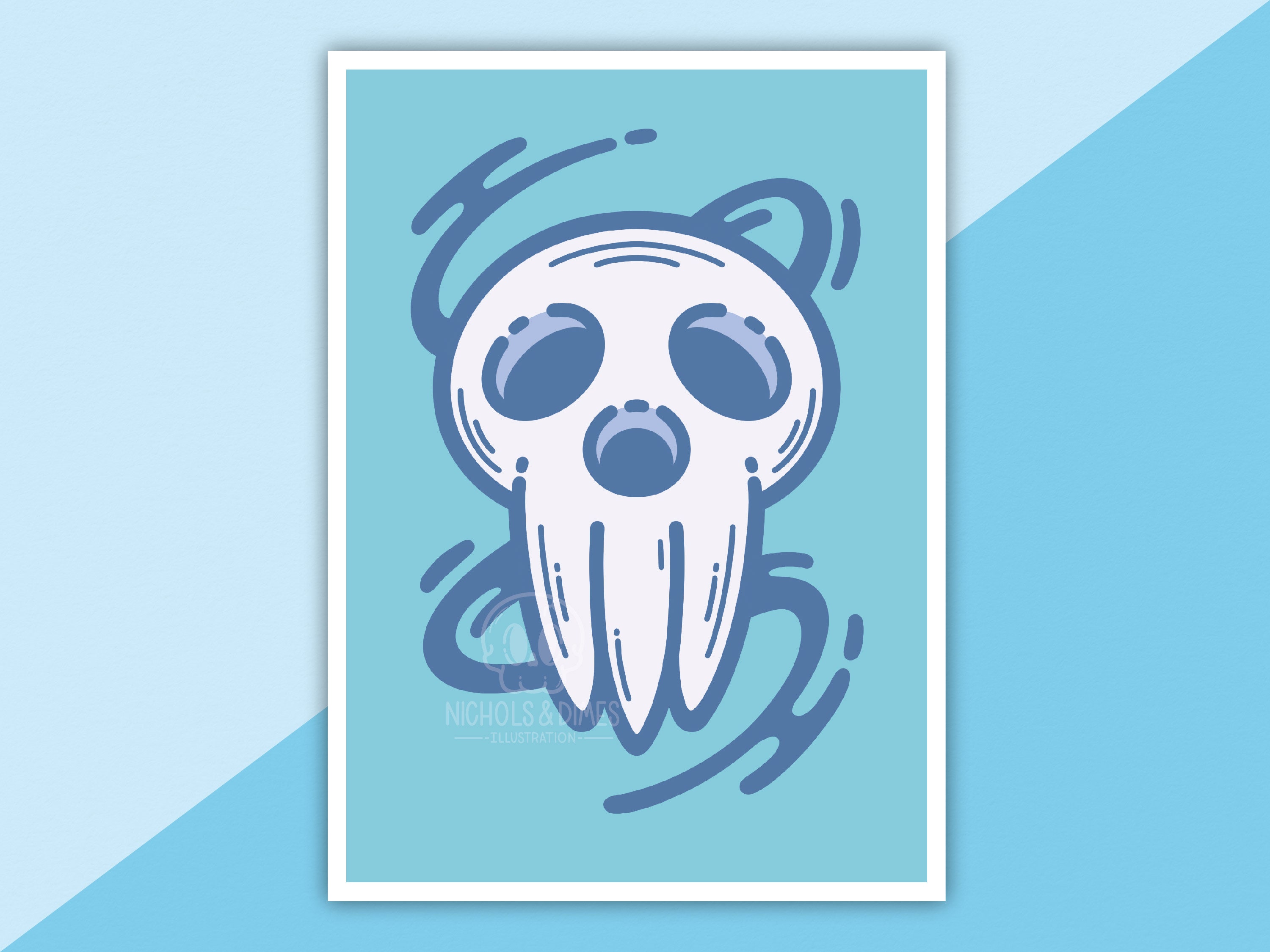 Lord Death Mask Art Print - Etsy