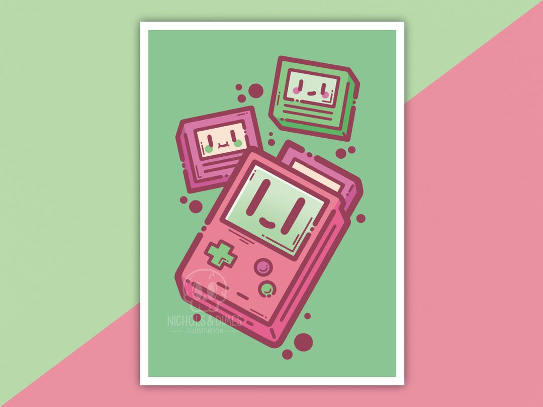 Game Boy Art Print - Etsy
