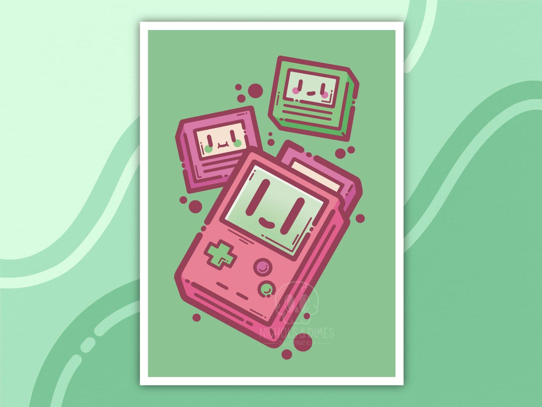 Game Boy Art Print - Etsy
