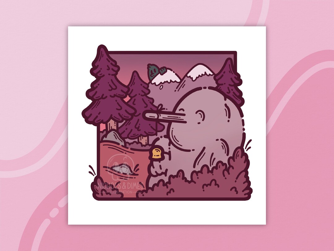 Hilda Troll Art Print - Etsy