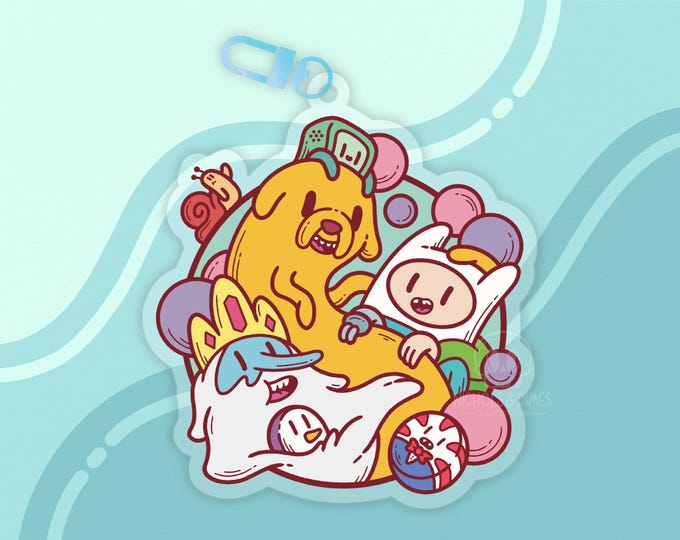 Adventure Time 3 Inch Double-sided Acrylic Keychain - Etsy