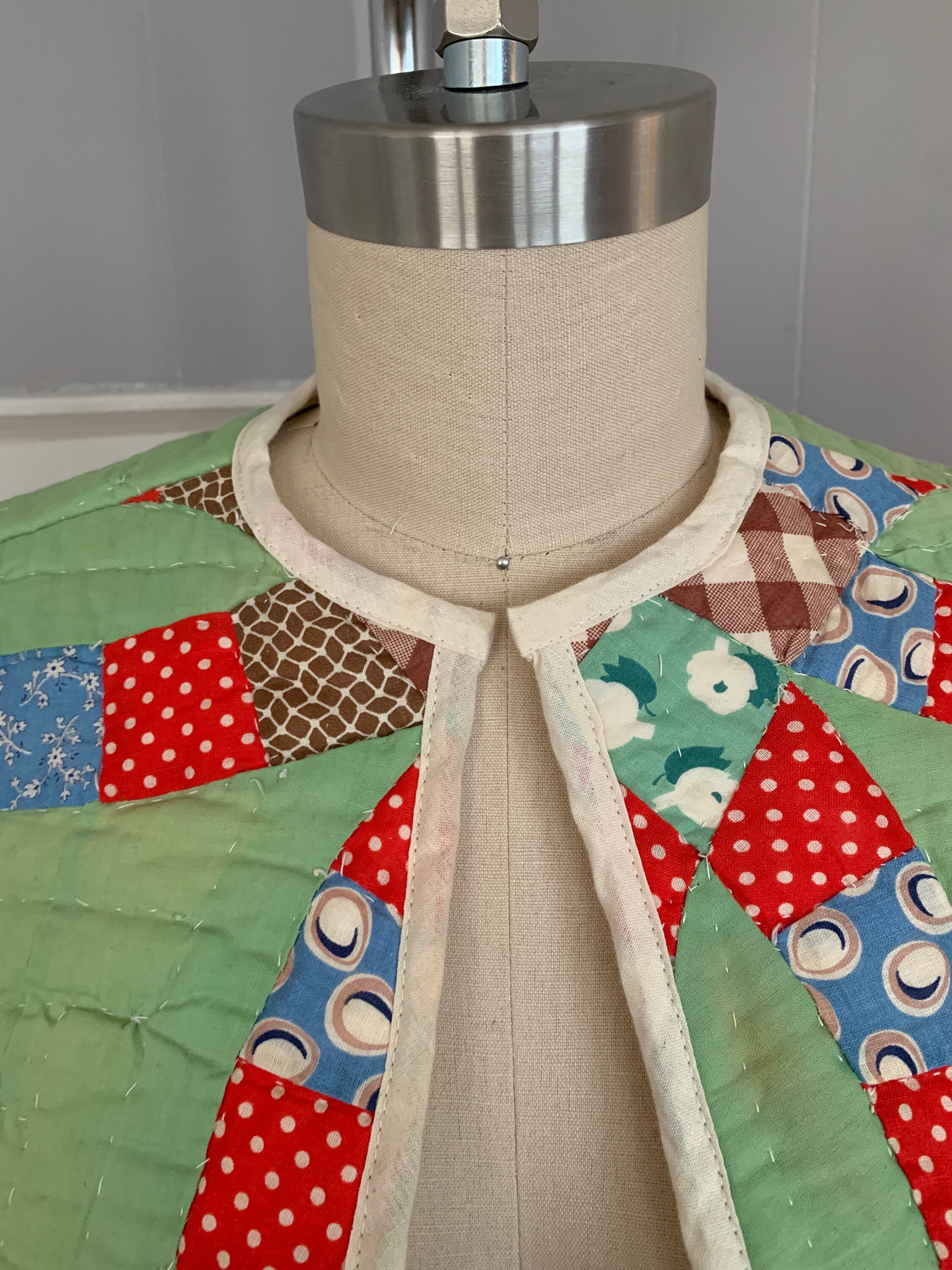 Green Quilted Vest - Etsy