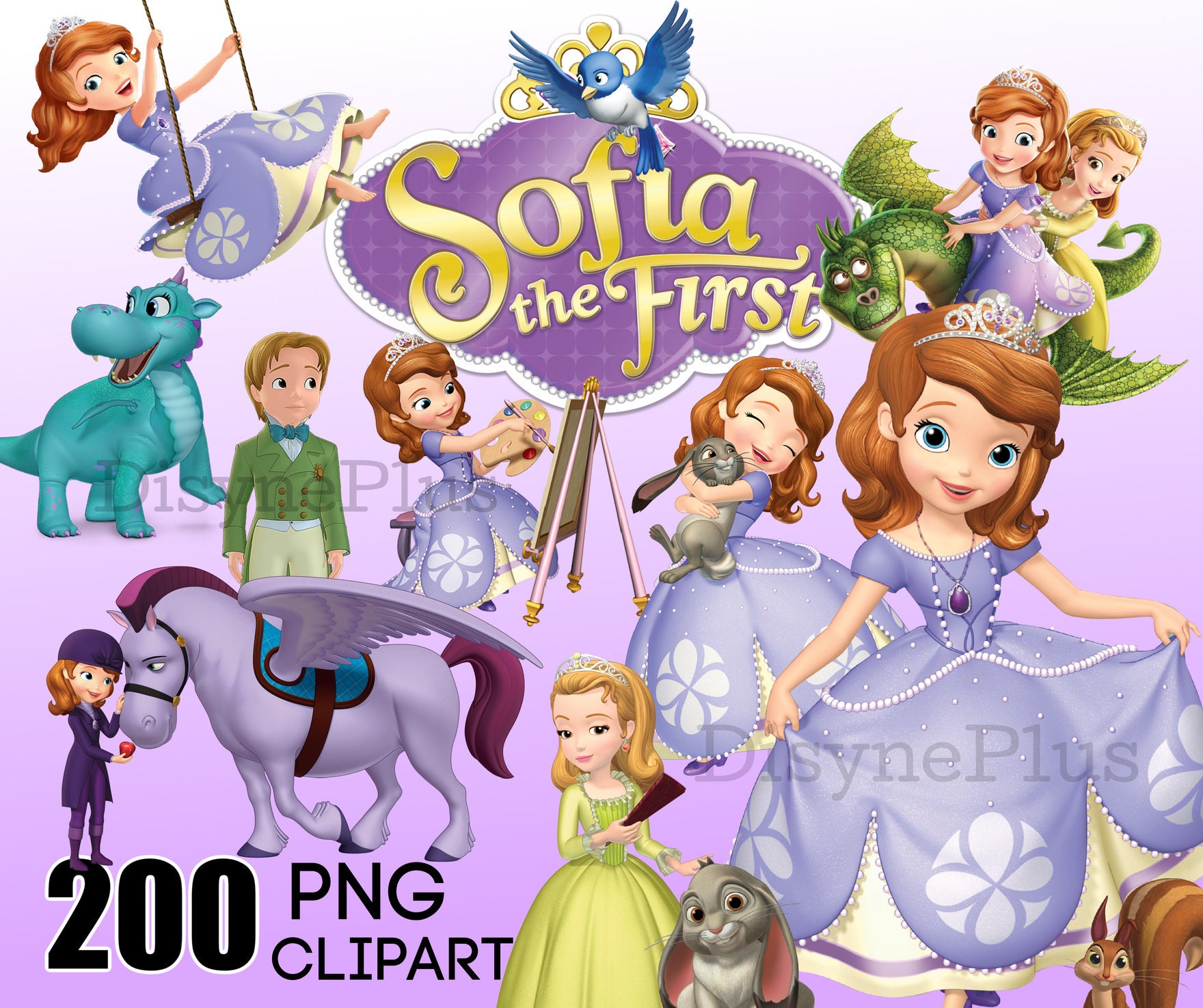 Sophia the First PNG Sophia Clipart Bundle Instant Download - Etsy UK