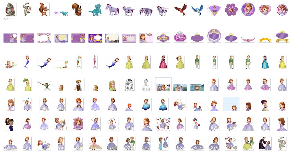 Sophia the First PNG Sophia Clipart Bundle Instant Download - Etsy UK