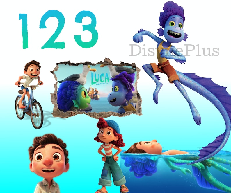 Luca Clipart PNG Digital Download, Luca Shirts, Luca Birthday ...