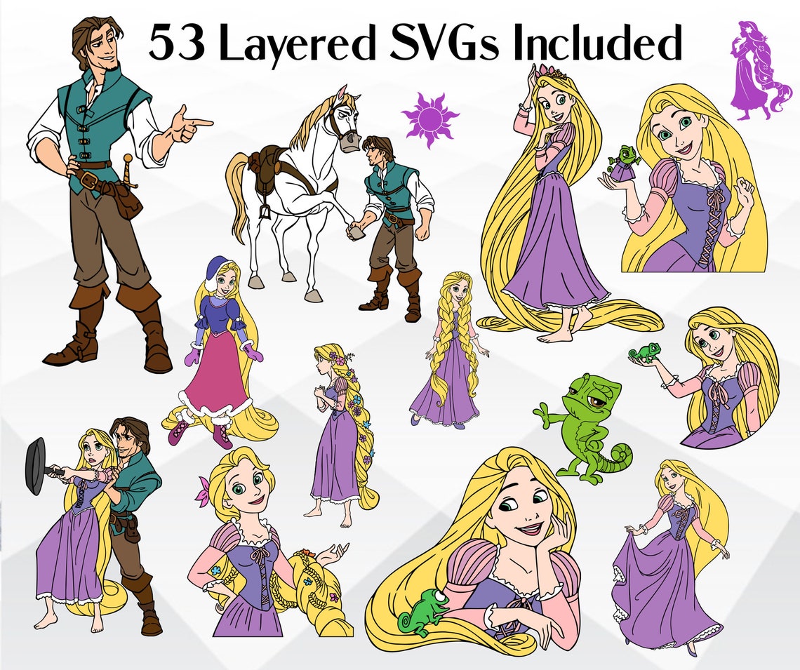 Tangled PNG Mega Bundle Tangled SVG Flynn Rider Svg - Etsy UK