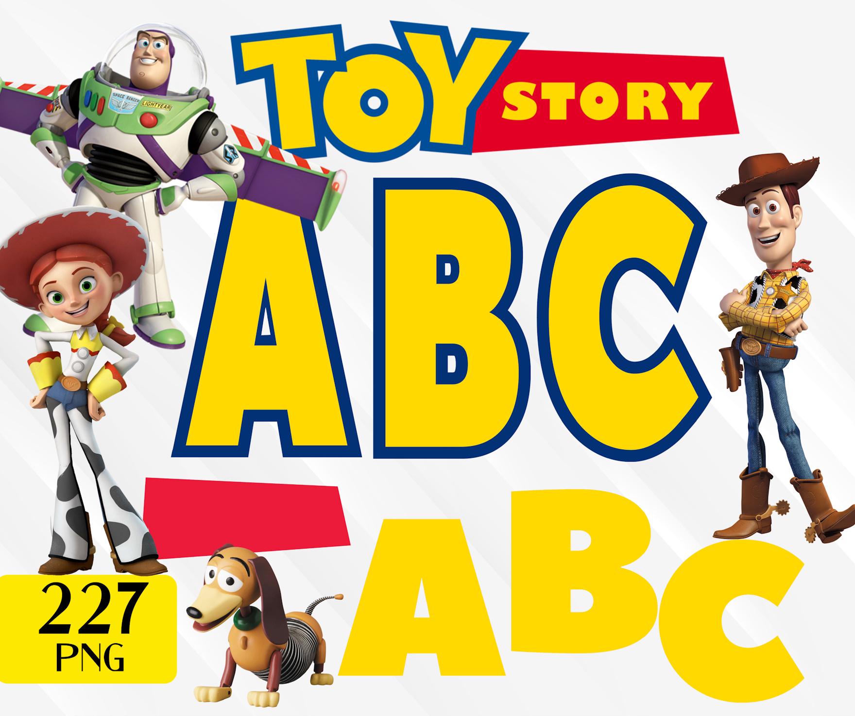 Toy Story Alphabet, Toy Story Font Alphabet and Numbers, Toy Story ...