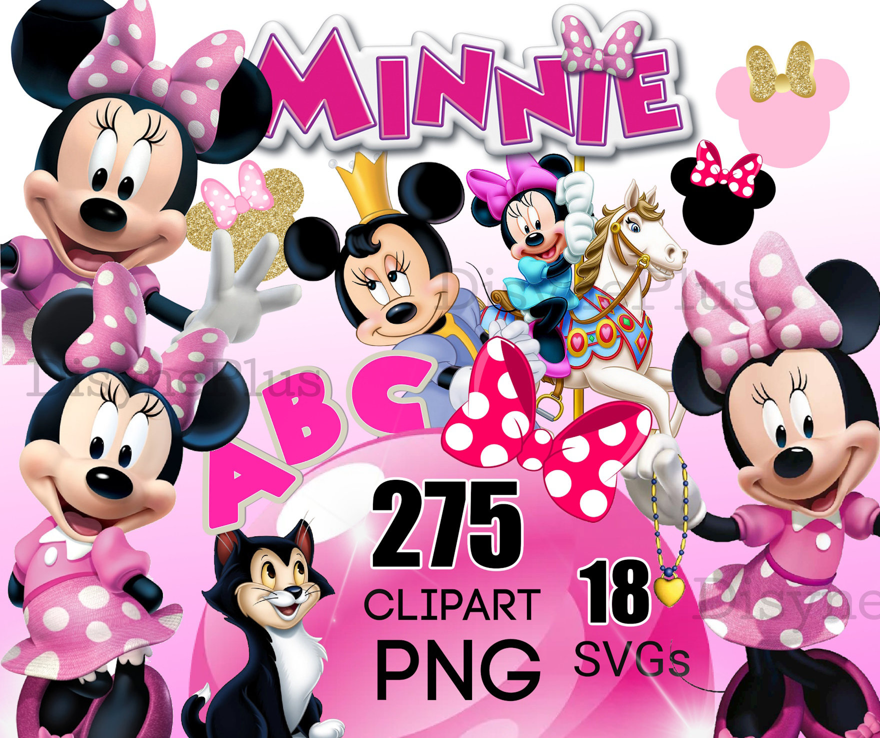 Baby Minnie Mouse Birthday Clip Art