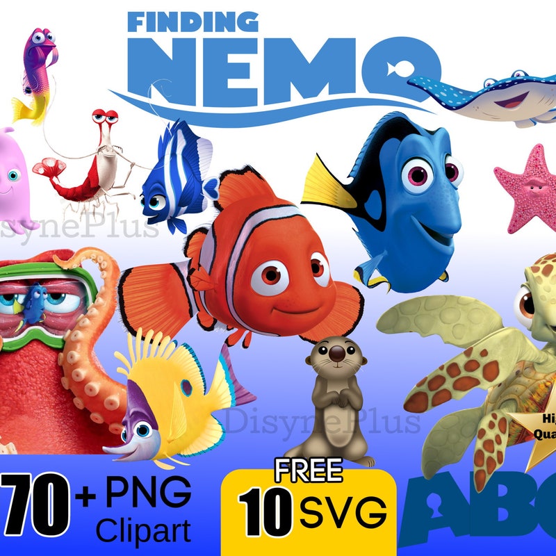 Nemo Svg - Etsy