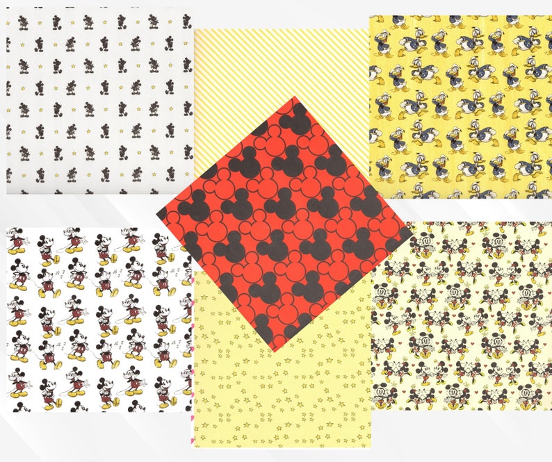 Mickey Mouse Digital Paper Mickey Mouse PNG Mickey Mouse - Etsy UK