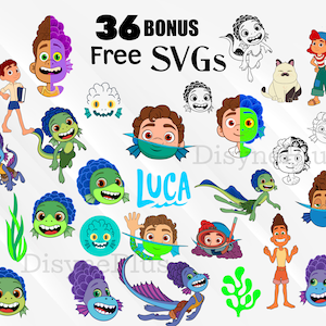 Luca SVG, Luca PNG, Luca Clipart Bundle, Luca Cricut Shirt, Luca ...