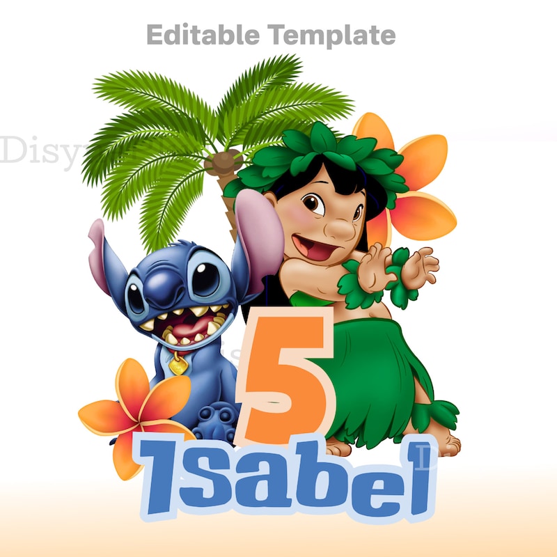 Lilo and Stitch Birthday Card - Etsy