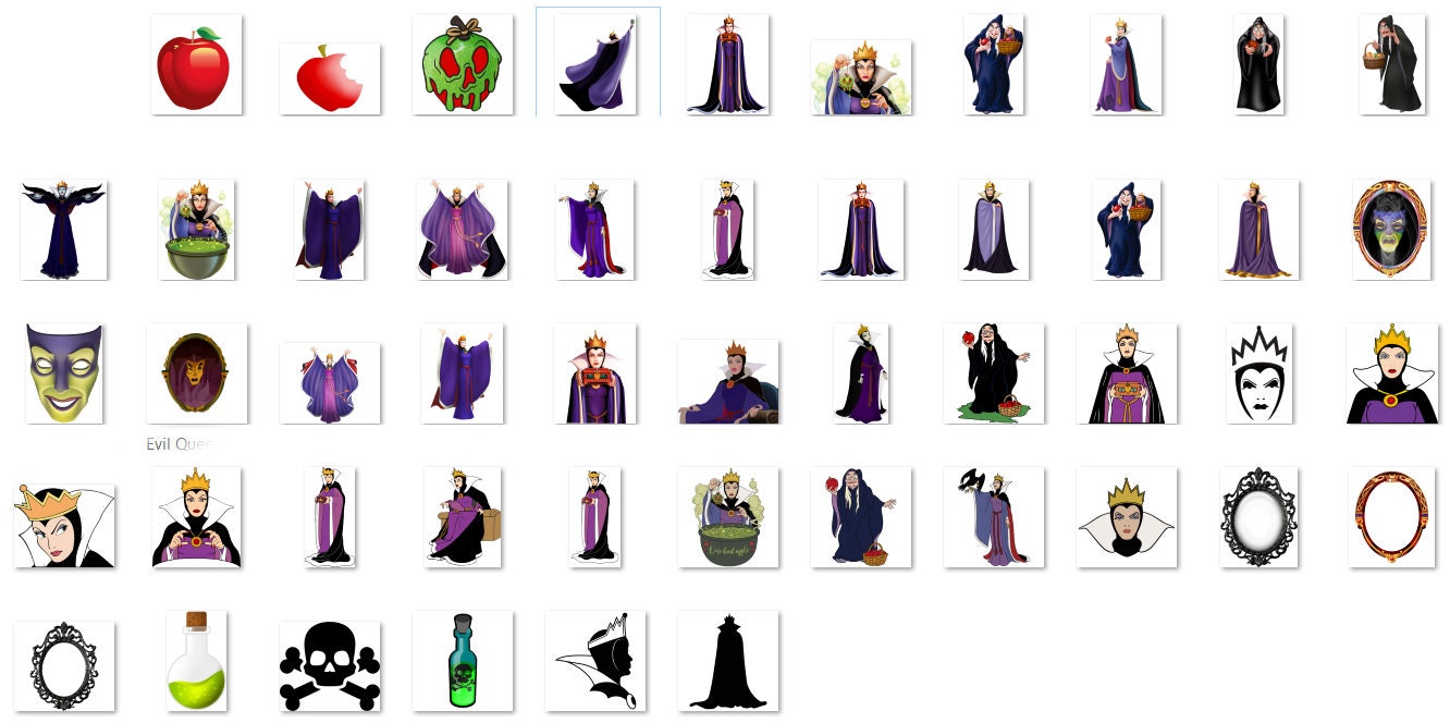 Evil Queen Clipart, Evil Queen SVG, Evil Queen PNG, Villains Png ...