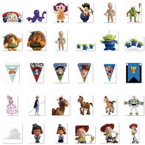 Toy Story Digital Paper, Toy Story Clipart, Toy Story PNG Instant ...