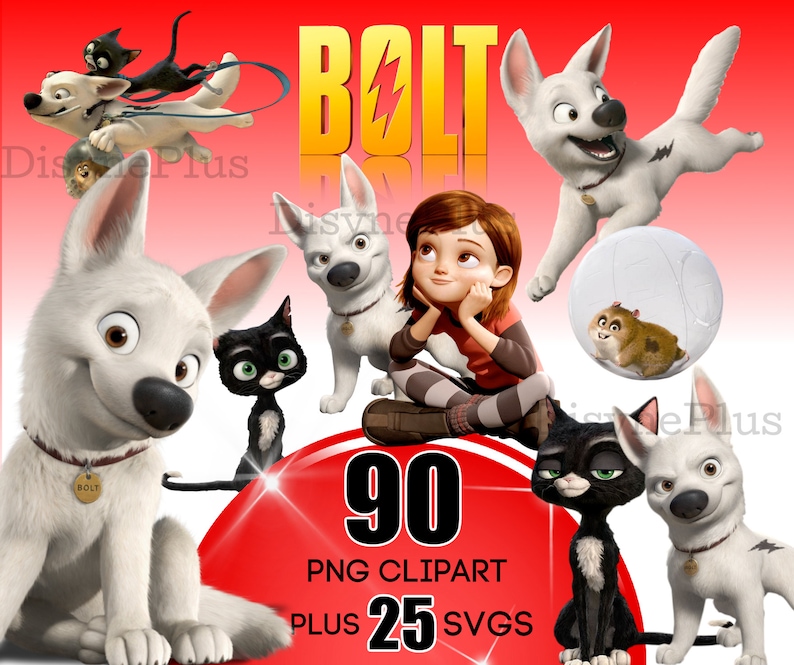 Bolt PNG Bolt Clipart Bolt SVG Dog Clipart Bolt Birthday - Etsy