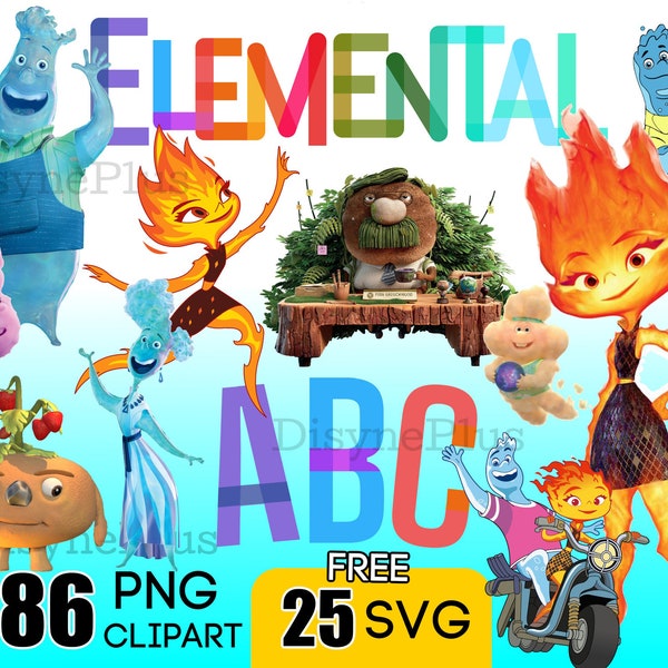 Elemental Birthday Svg - Etsy UK