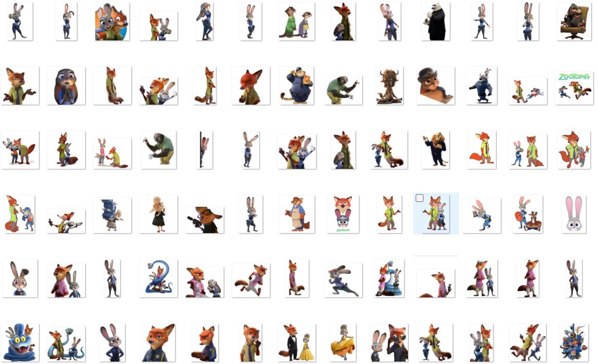 Zootopia 2 Clipart PNG, Zootopia SVG, fondo transparente animales ...