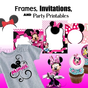 Minnie PNG, Minnie Clipart, Minnie SVG, Minnie Font Letters Digital ...