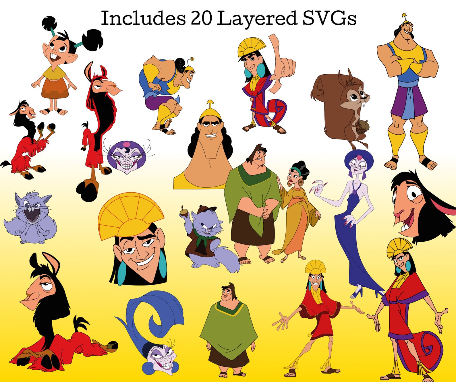 The Emporer's New Groove PNG, the Emporer's New Groove SVG, the Emporer ...